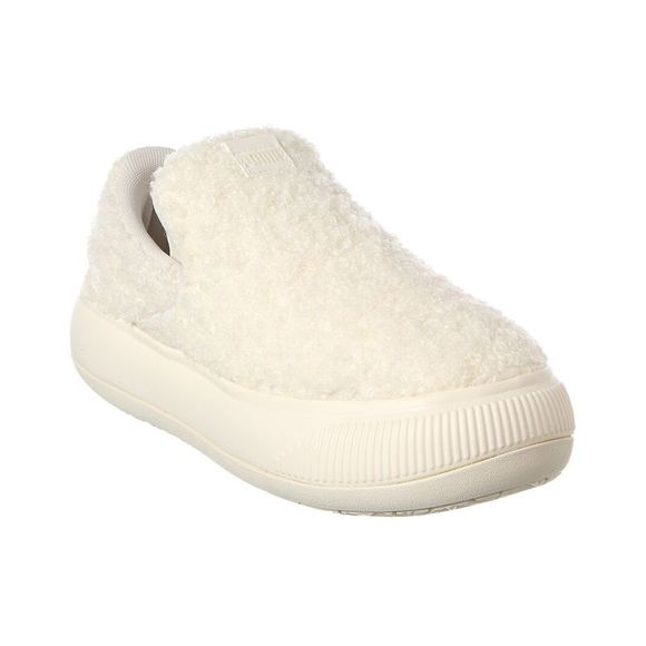 Puma | Shoes | Puma Mayu Teddy Slipon Sneaker White | Poshmark